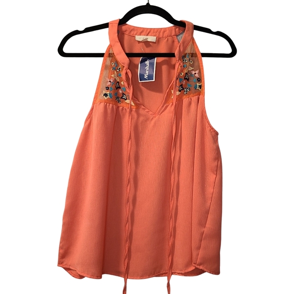 e2m | Tops | Nwt Bundle 2 Topsget Free Coral Light Flowy Tank Floral ...